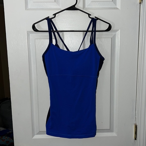 Lucy | Tops | Lucy Royal Blue Racerback Built In Bra Tank Size Small ...